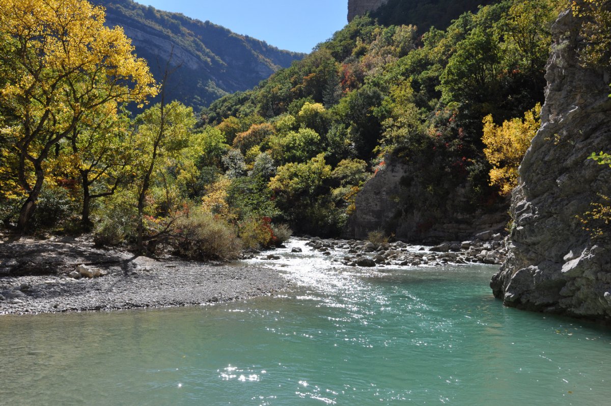 Les gorges de la Méouge Lieu remarquable Vallée de la Méouge
