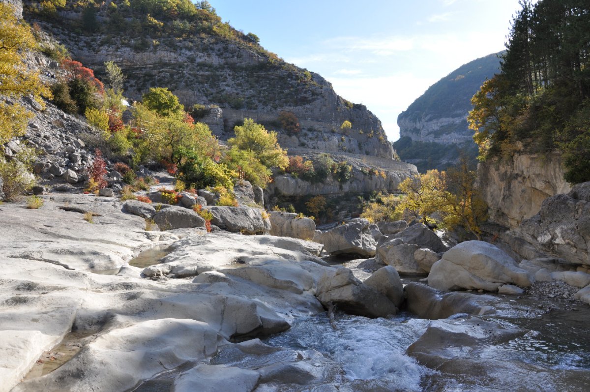 Les gorges de la Méouge Lieu remarquable Vallée de la Méouge