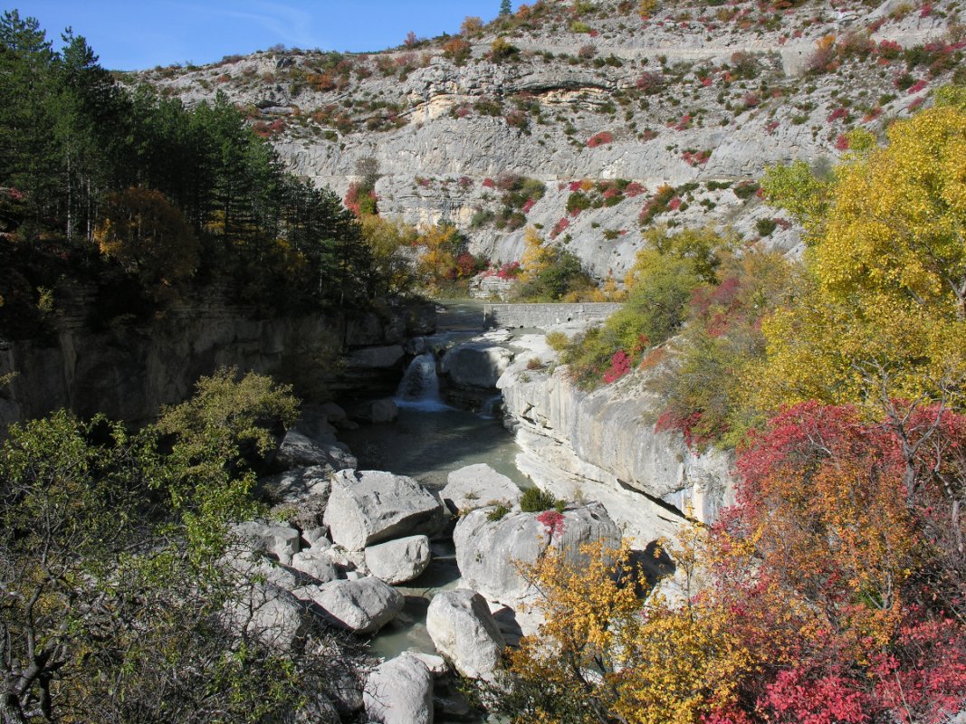 Les gorges de la Méouge Lieu remarquable Vallée de la Méouge