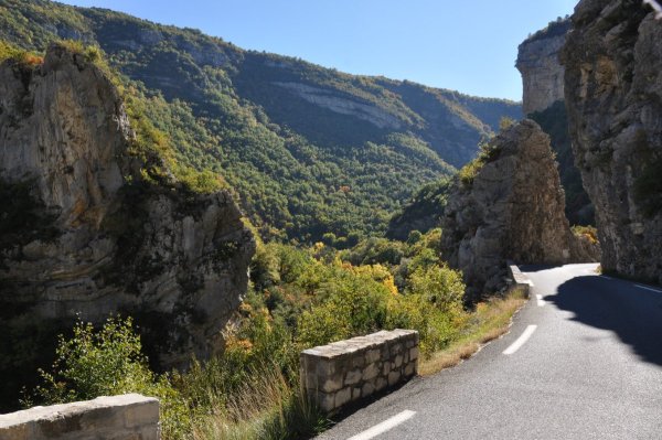 Les gorges de la Méouge Lieu remarquable Vallée de la Méouge